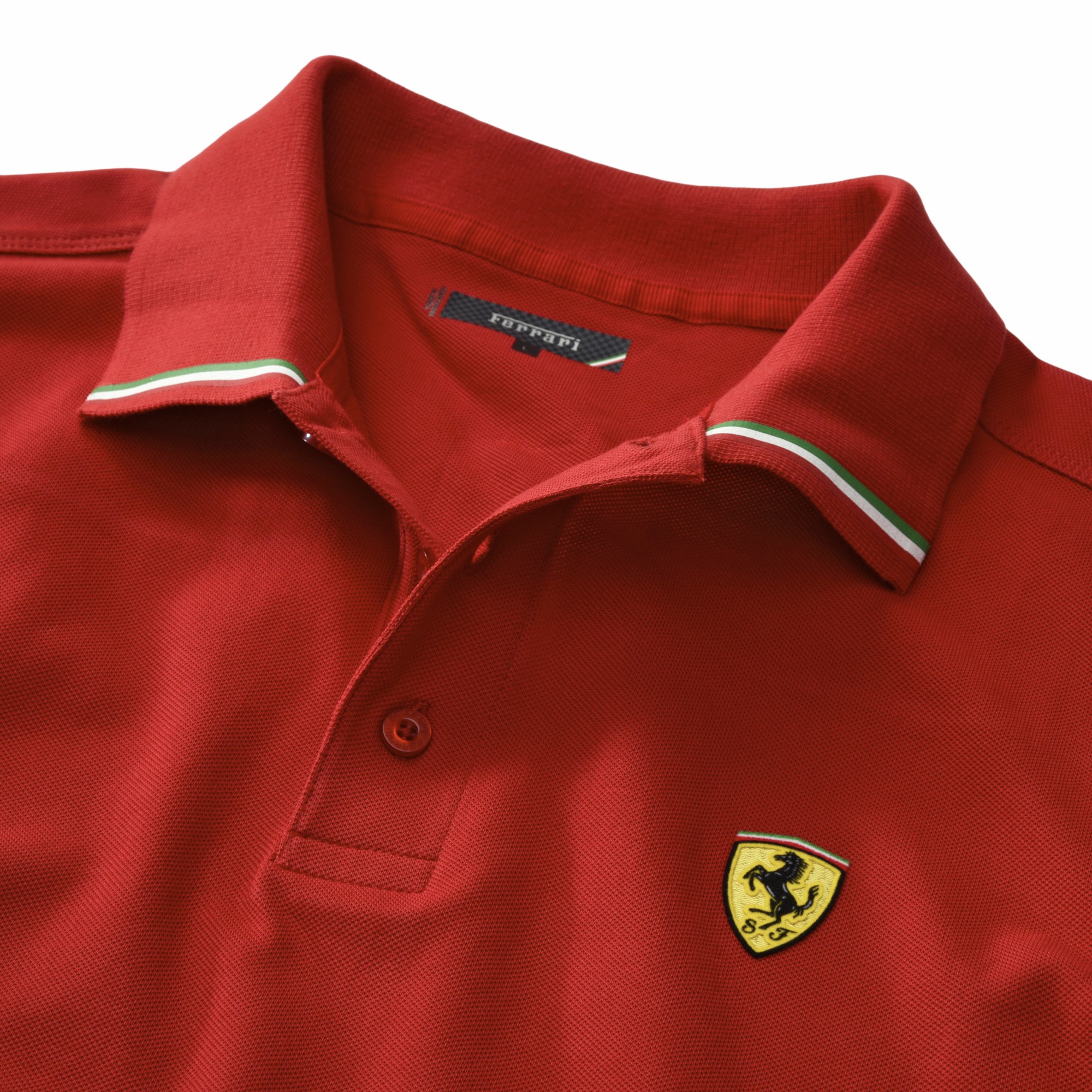 Men’s Scuderia Ferrari Casual Polo Shirt by Ferrari - Choice Gear
